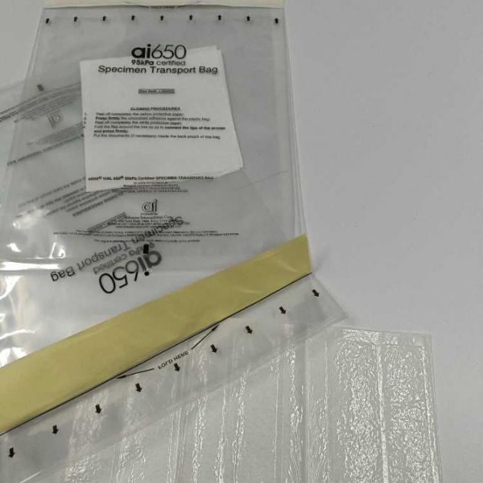 Customized Sterile Medical 95 Kpa Specimen Bag Disposable