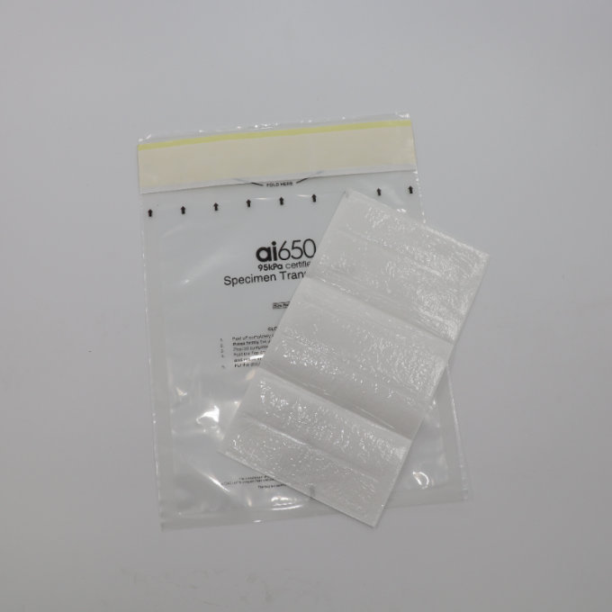 Laboratory Specimen Ziplock 95kPa Biohazard Bags Medical Transport