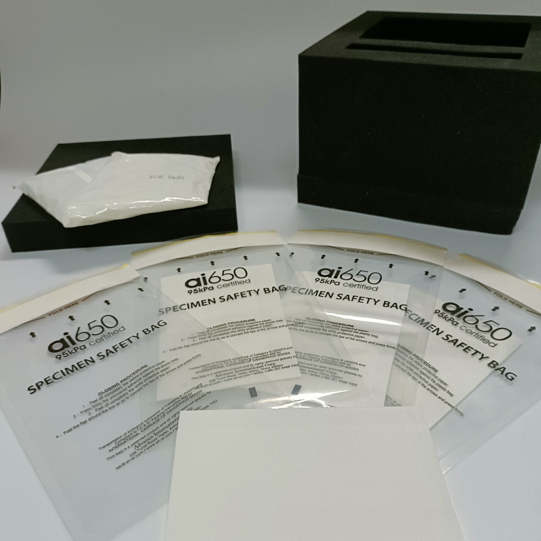 Waterproof Disposable 95kpa Specimen Bag For Laboratory Hospital Transport