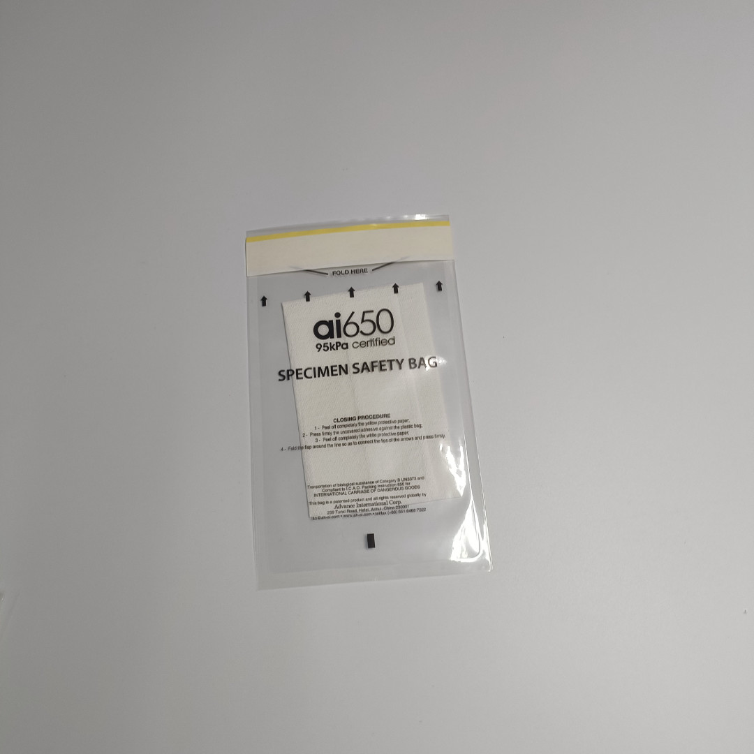 LDPE Plastic Zip Lock Biohazard Specimen Transport Bags OEM