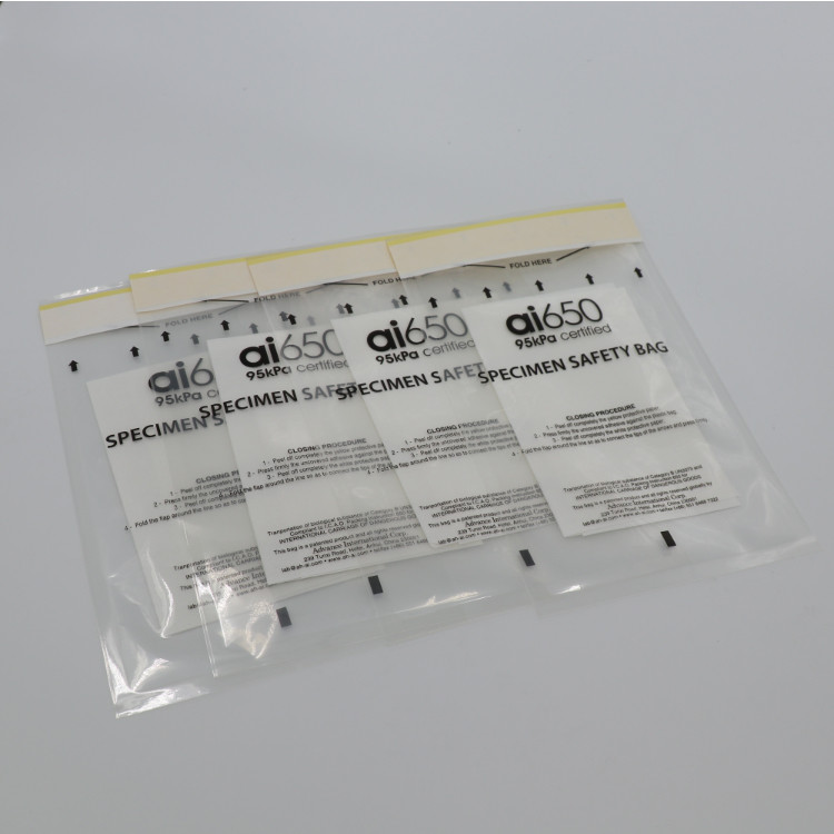 Clear Polyethylene Clear Biohazard Bags Pack Of 50 Disposable Customized