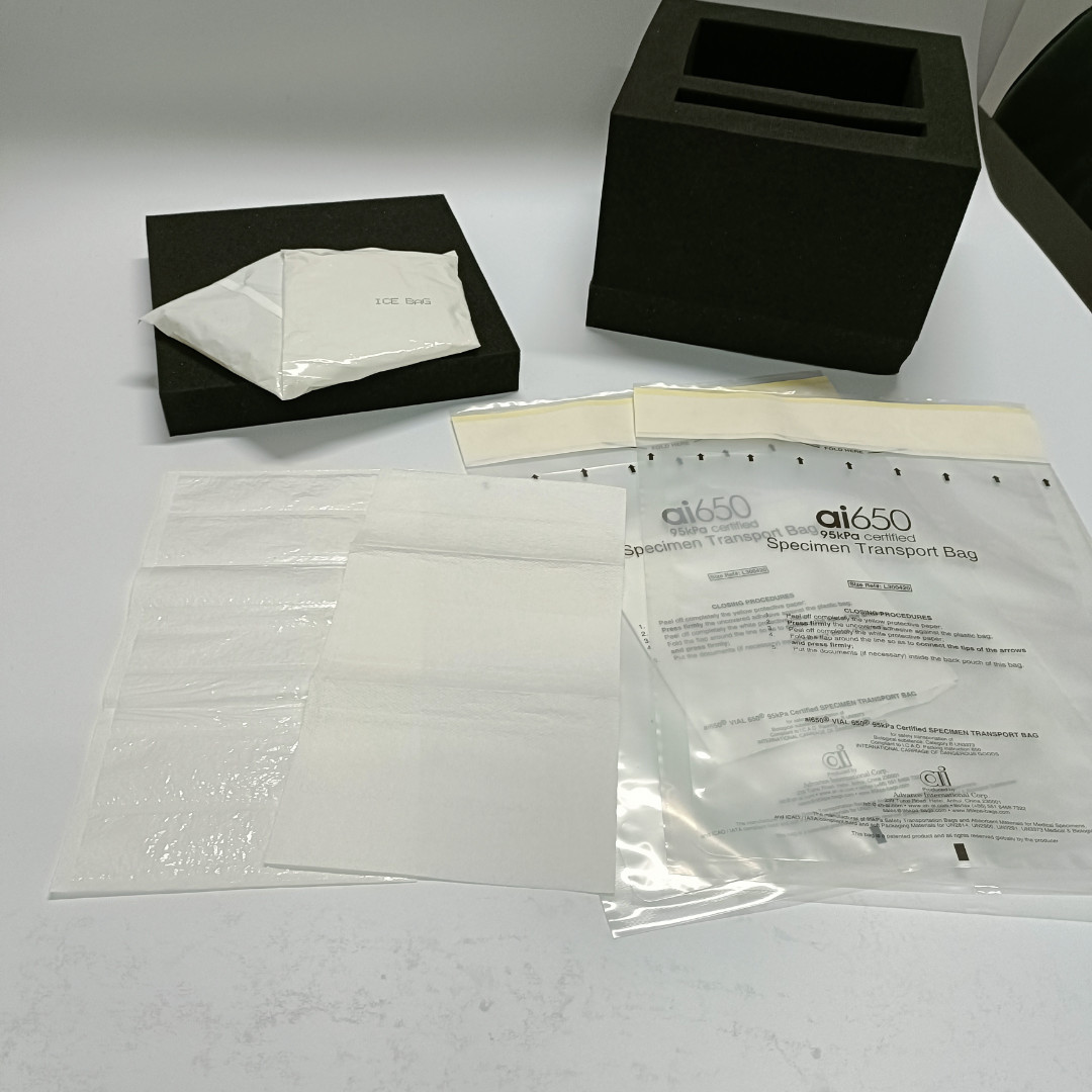 LDPE Pathology Transport Biohazard Specimen Bag With Pouch