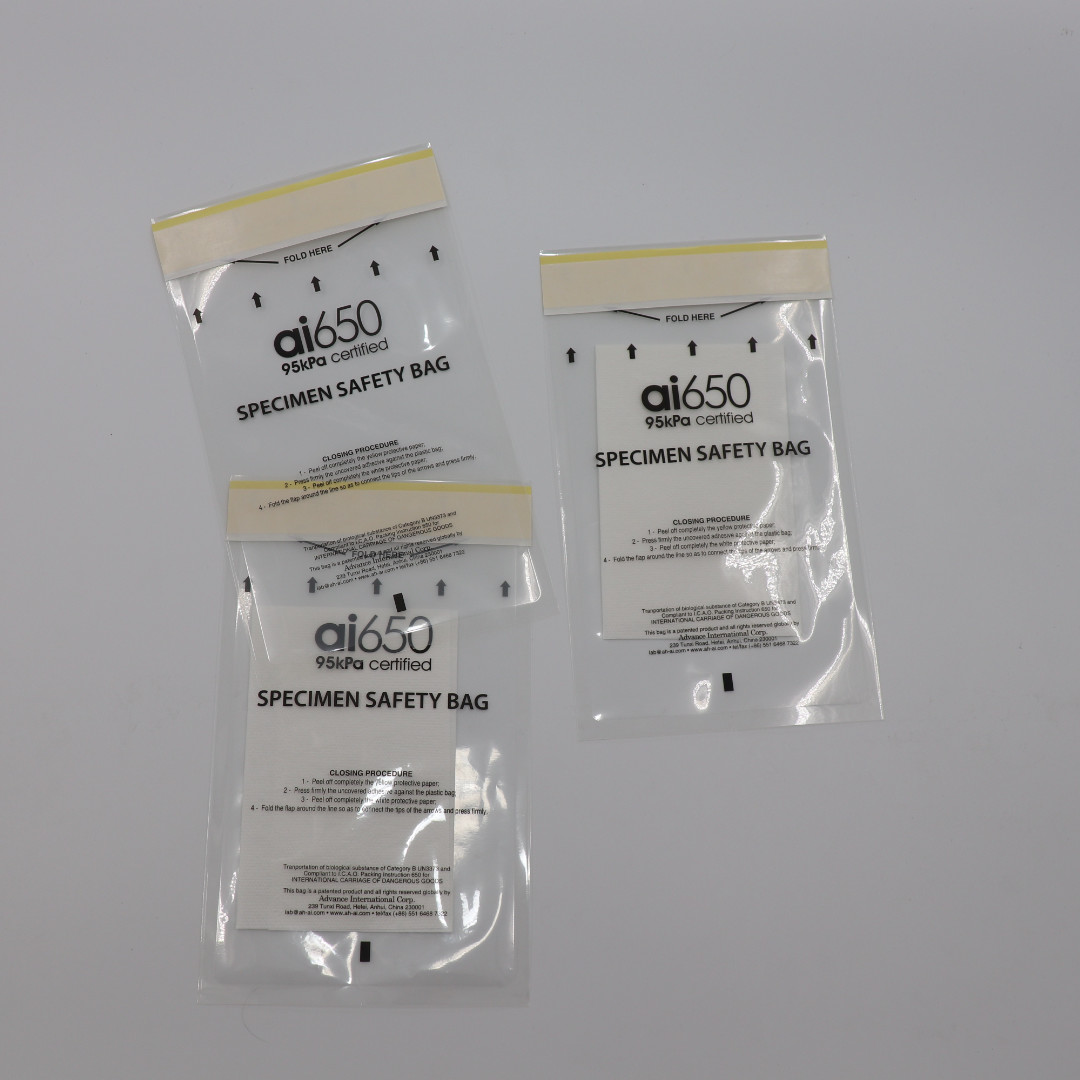 Plastic Clear Specimen Bag Ziplock Medical Specimen Bags For Lab Pathology