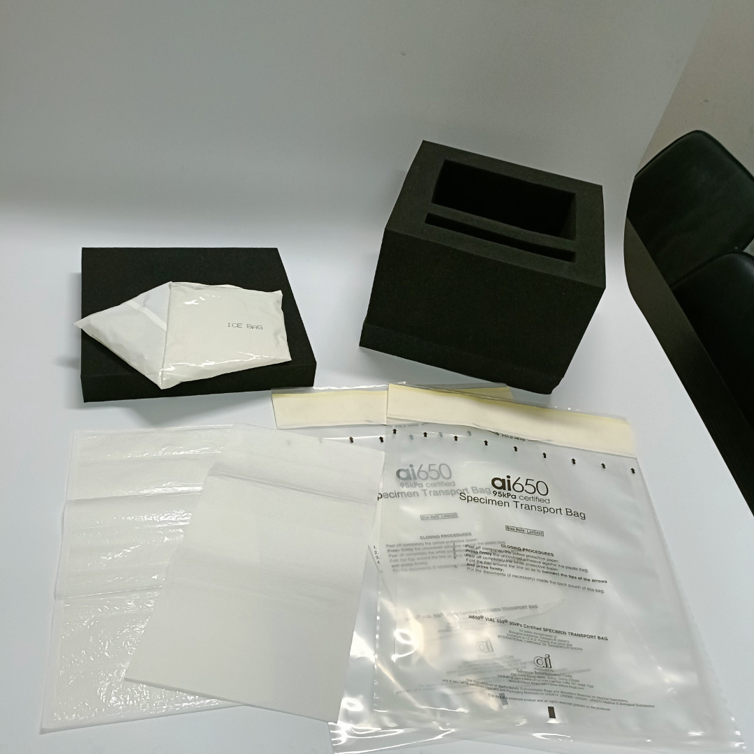 Plastic Biological Laboratory 95kpa Biohazard Specimen Bags With Pocket