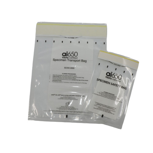 95kPa Polyethylene Sample Transfer Bag 3.0 Mil Thickness