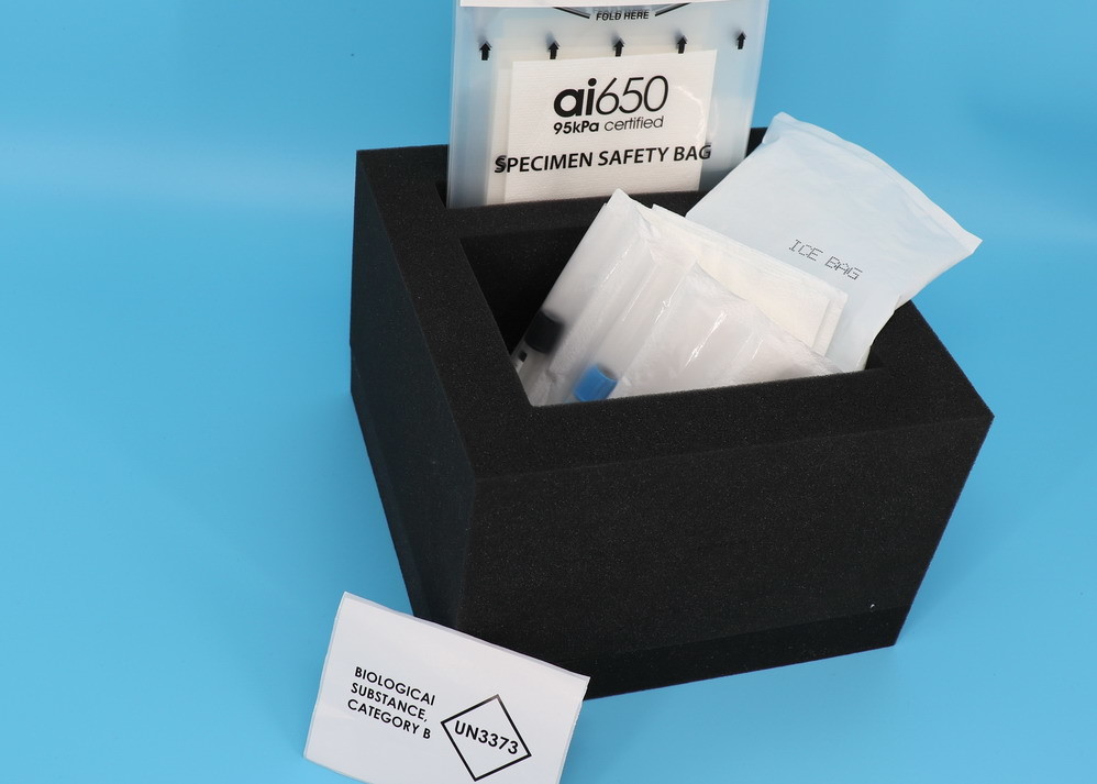 FDA TPE Pathology Specimen Collection Bag Heat Sealed For Transportation