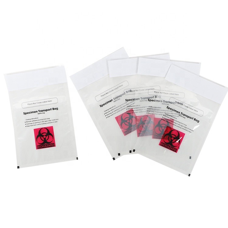 Pressure Proof Biohazard Samples 95kPa Bags For Biohazard Substances